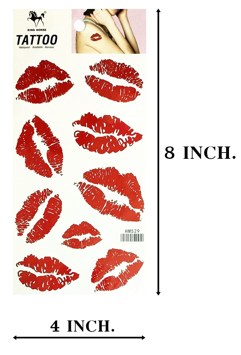 Lipstick Font Tattoo