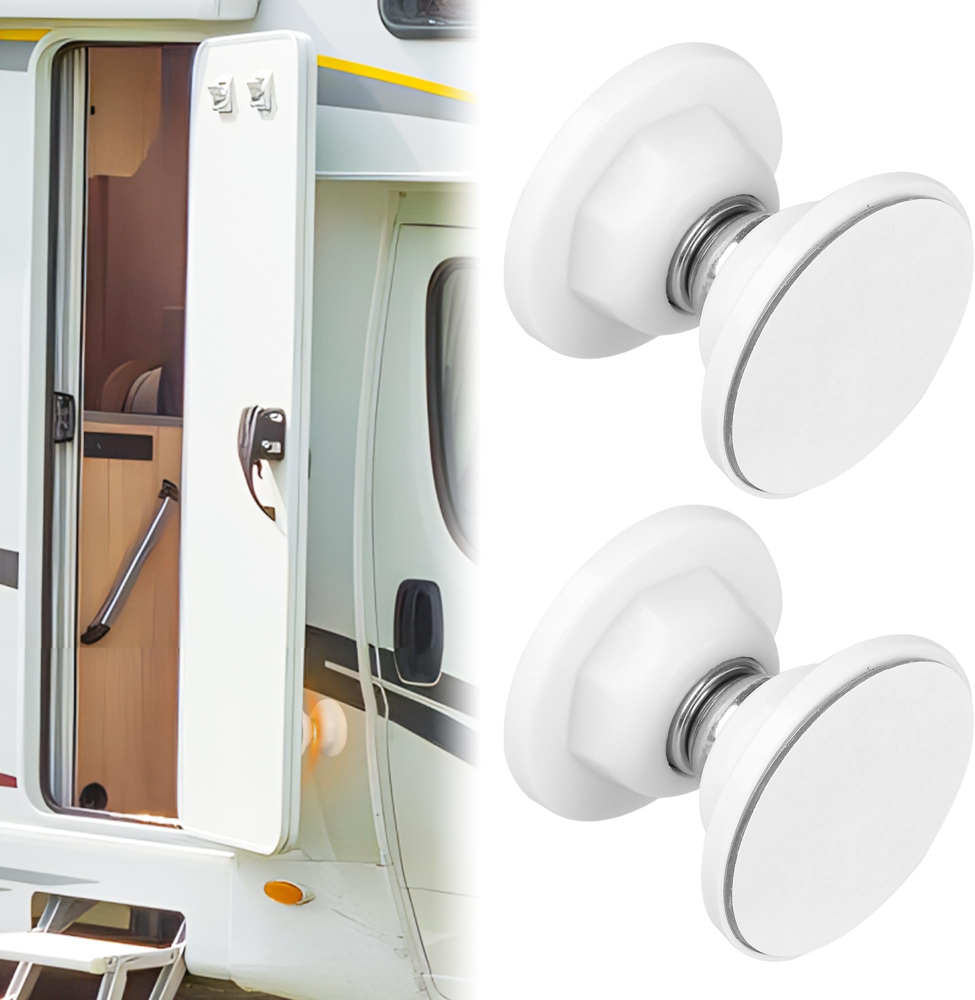 Amazon.com: Ascooks 2 Pack RV Door Holder Magnetic Baggage Door Catch ...