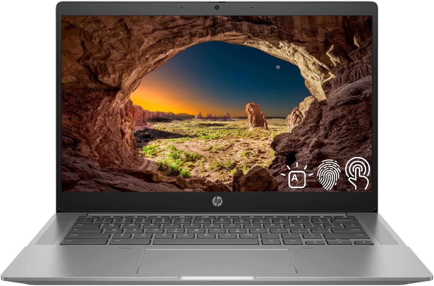 HP La computadora portátil Chromebook más nueva, pantalla táctil FHD de ...