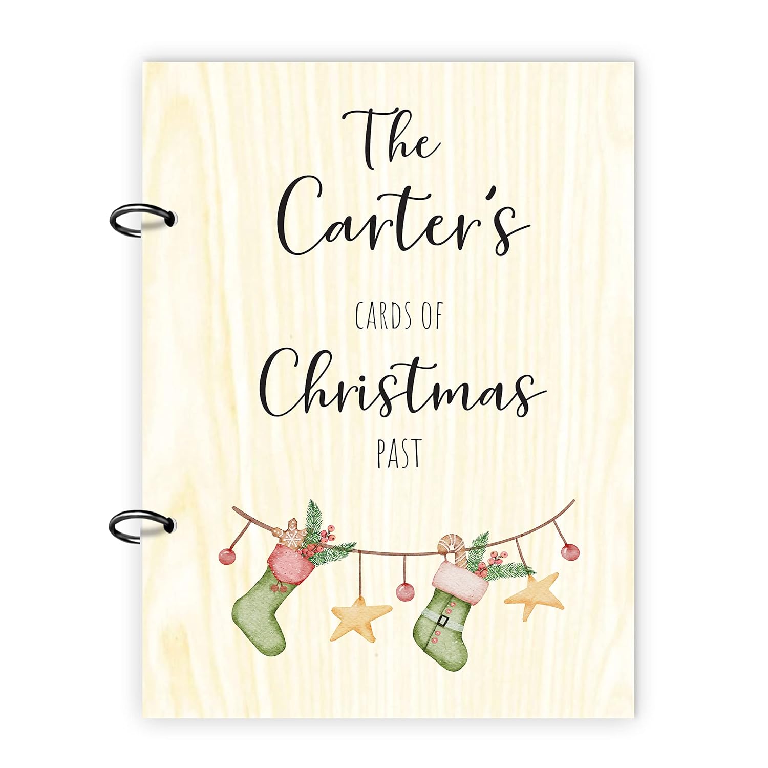 Amazon.com: Christmas Card Collection Holder | Cards of Christmas Past ...