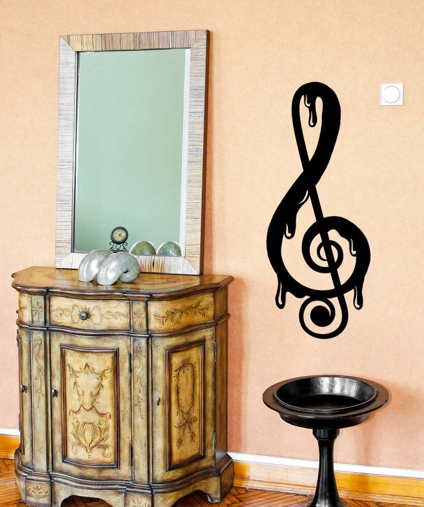 Amazon.com: Vinyl Wall Decal Sticker Drip Music Note #os_mb925 : Tools ...