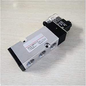 GVEXLUOQ Solenoid Valve Air Port 1/2inch 24VDC 5way Pneumatic Actuators ...