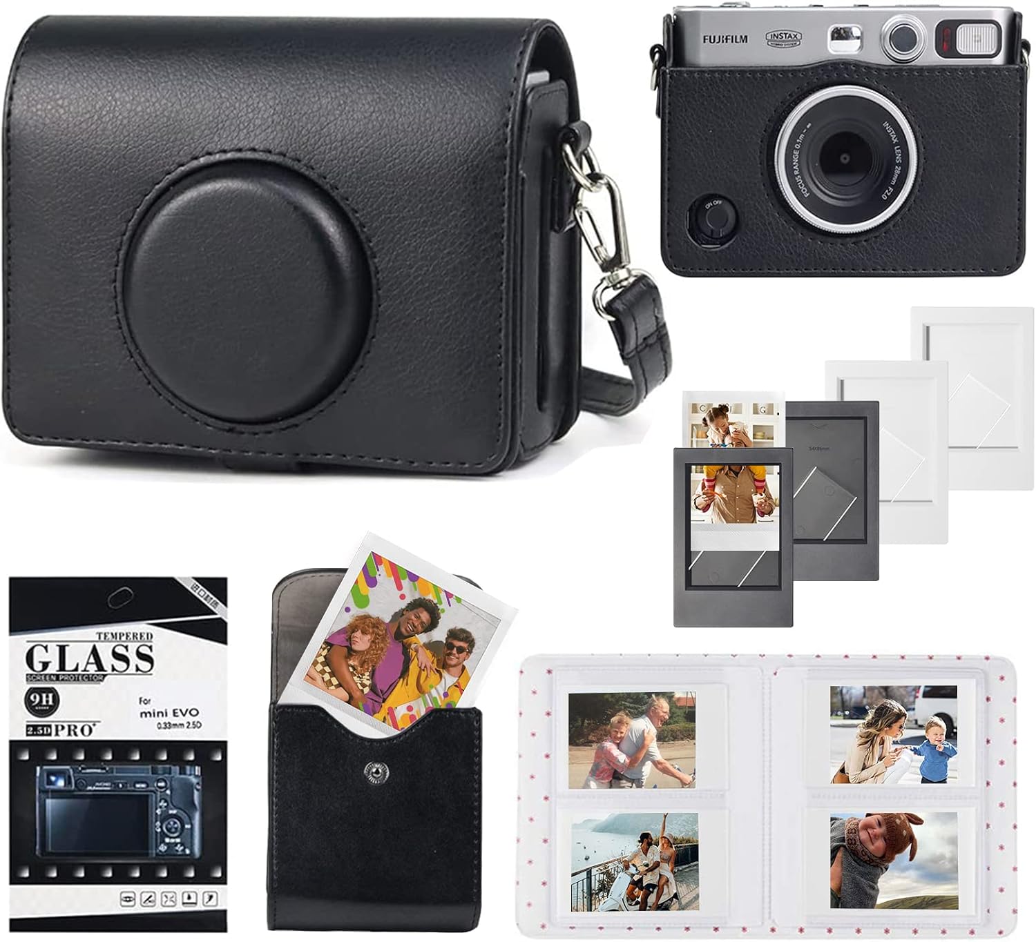 Amazon.com : CAIYOULE Camera Case for Fujifilm Instax Mini EVO, Fuji ...