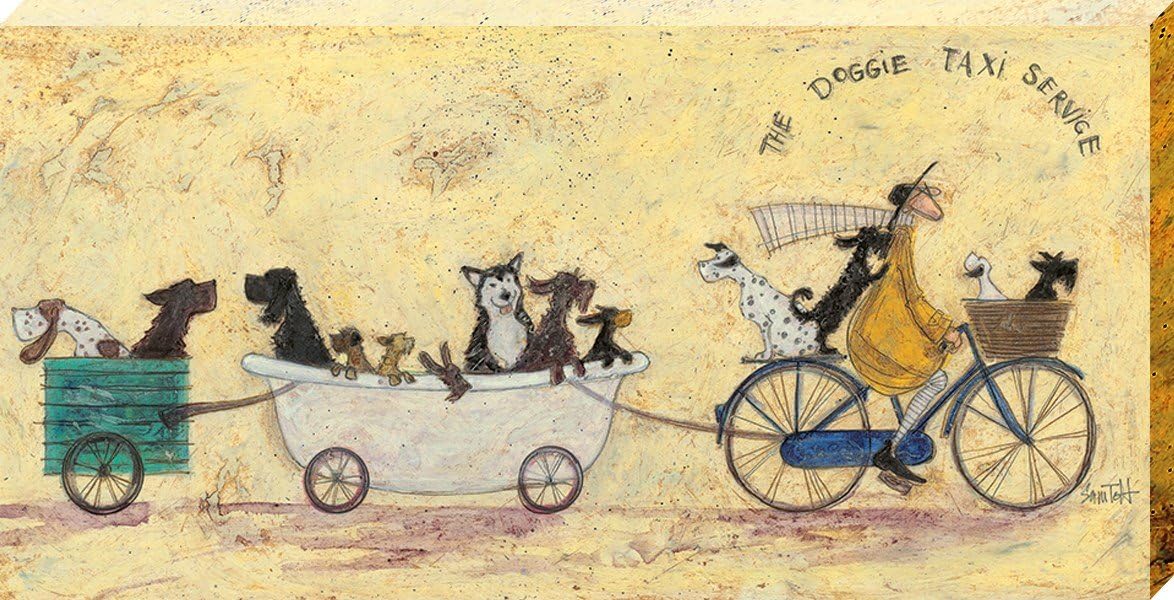 Art Group WDC93259 The Sam Toft Enjoying Our Special Place Canvas Print ...