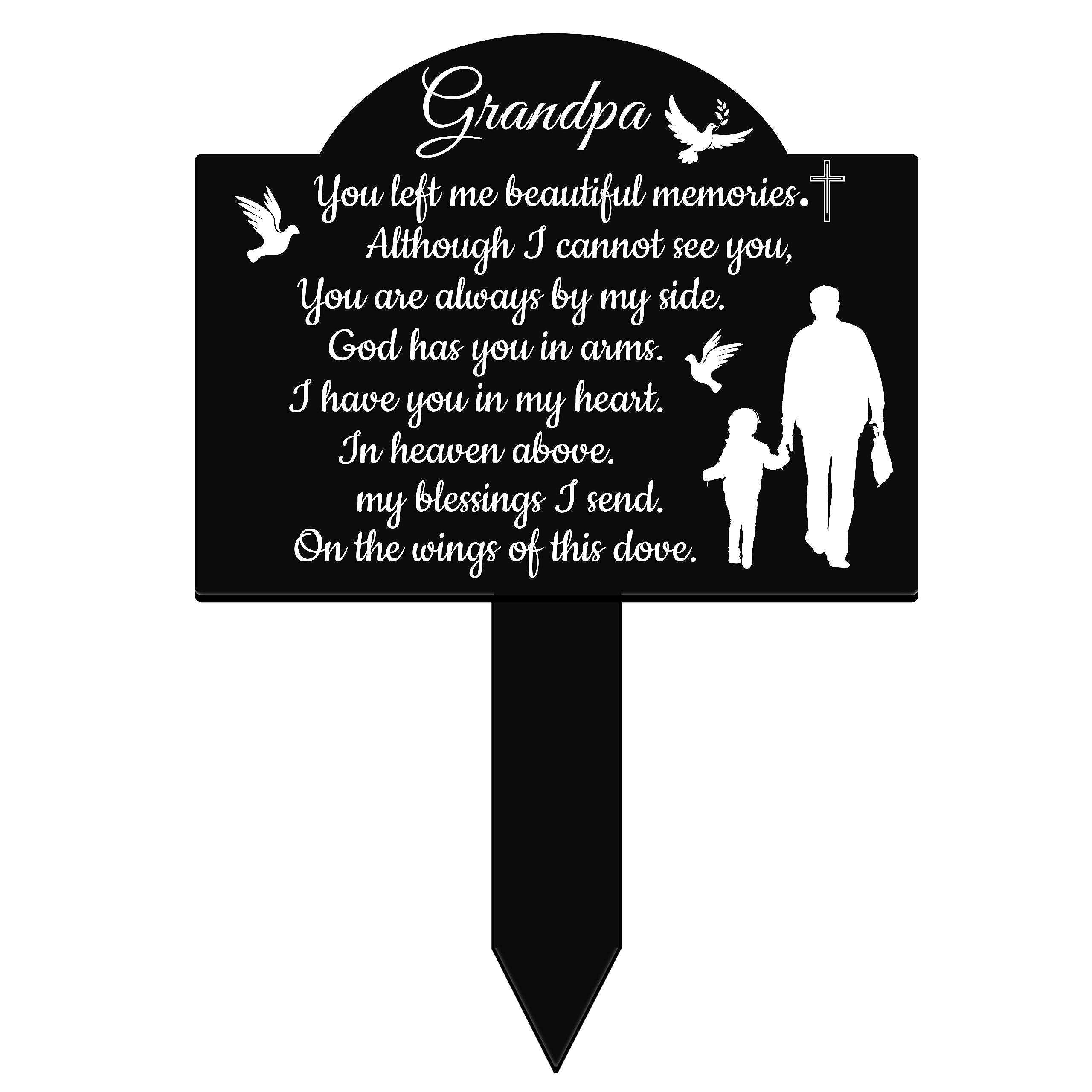 Amazon.com: Cemetery Decorations for Grave Memorial Plaques Markers ...