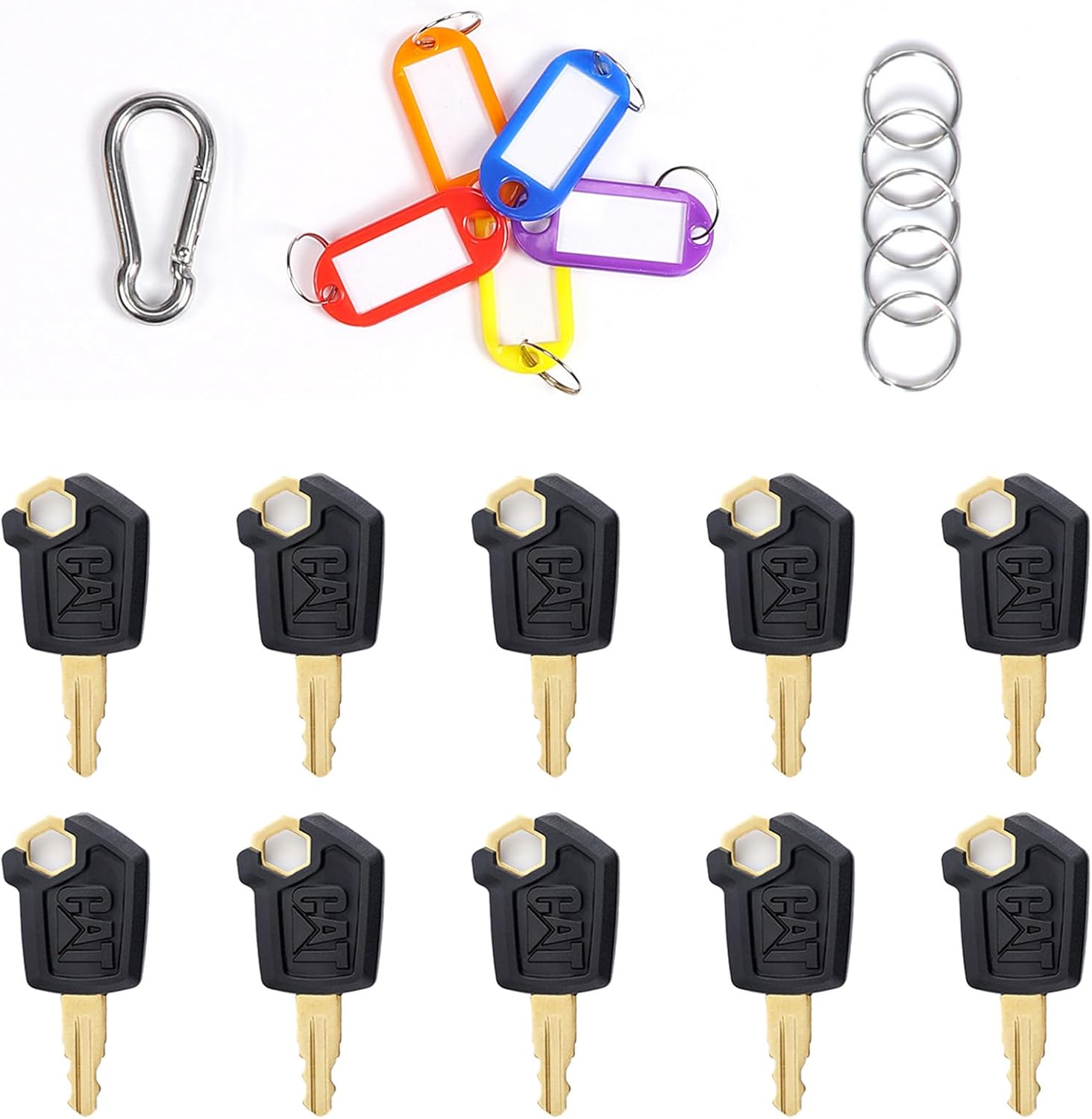 CAT Caterpillar Heavy Equipment Key Part #5P8500: 10 Pack Keys
