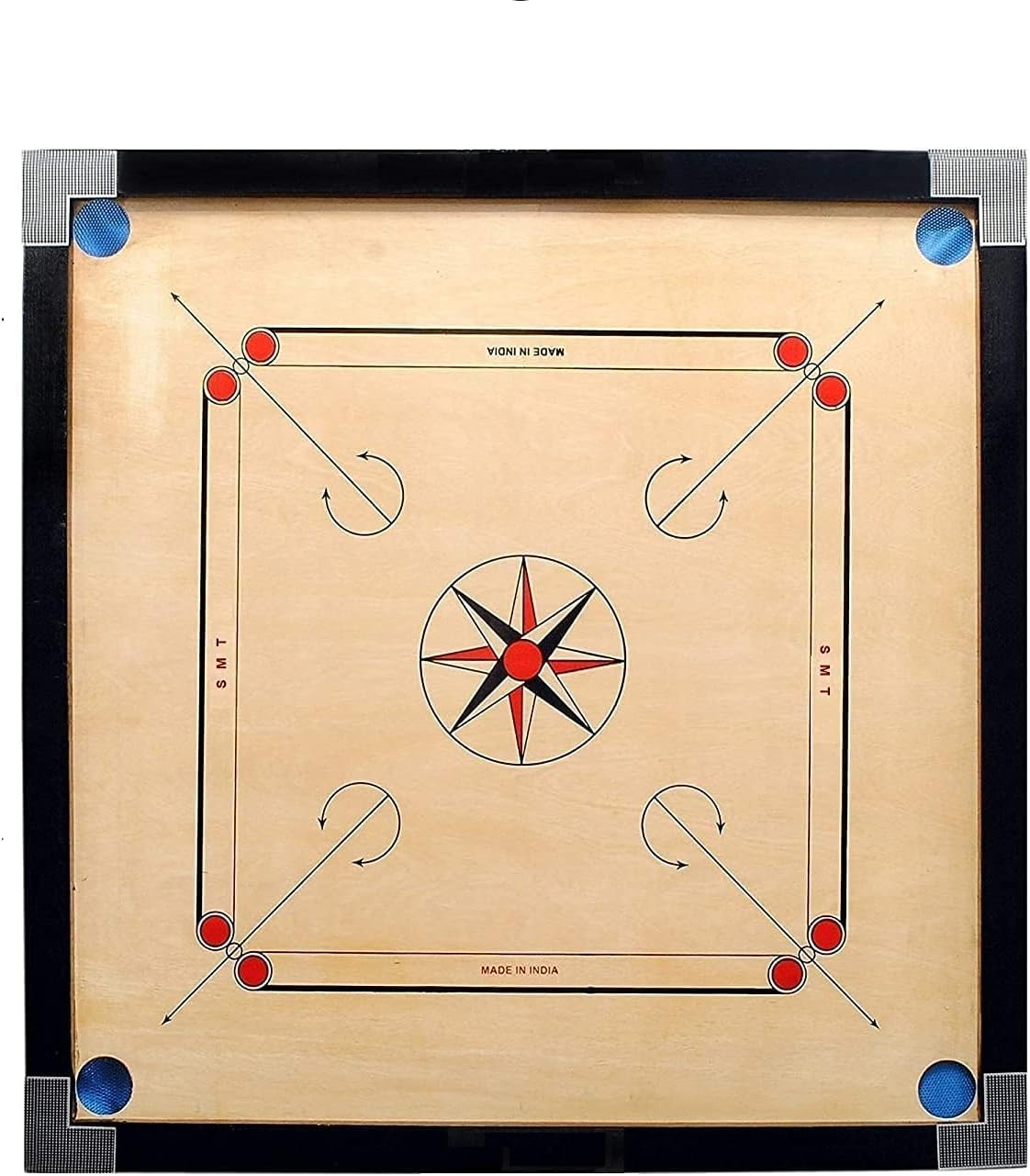 Buy Goldiluxe Carrom Board Game for Kids, Adults and Families, with ...