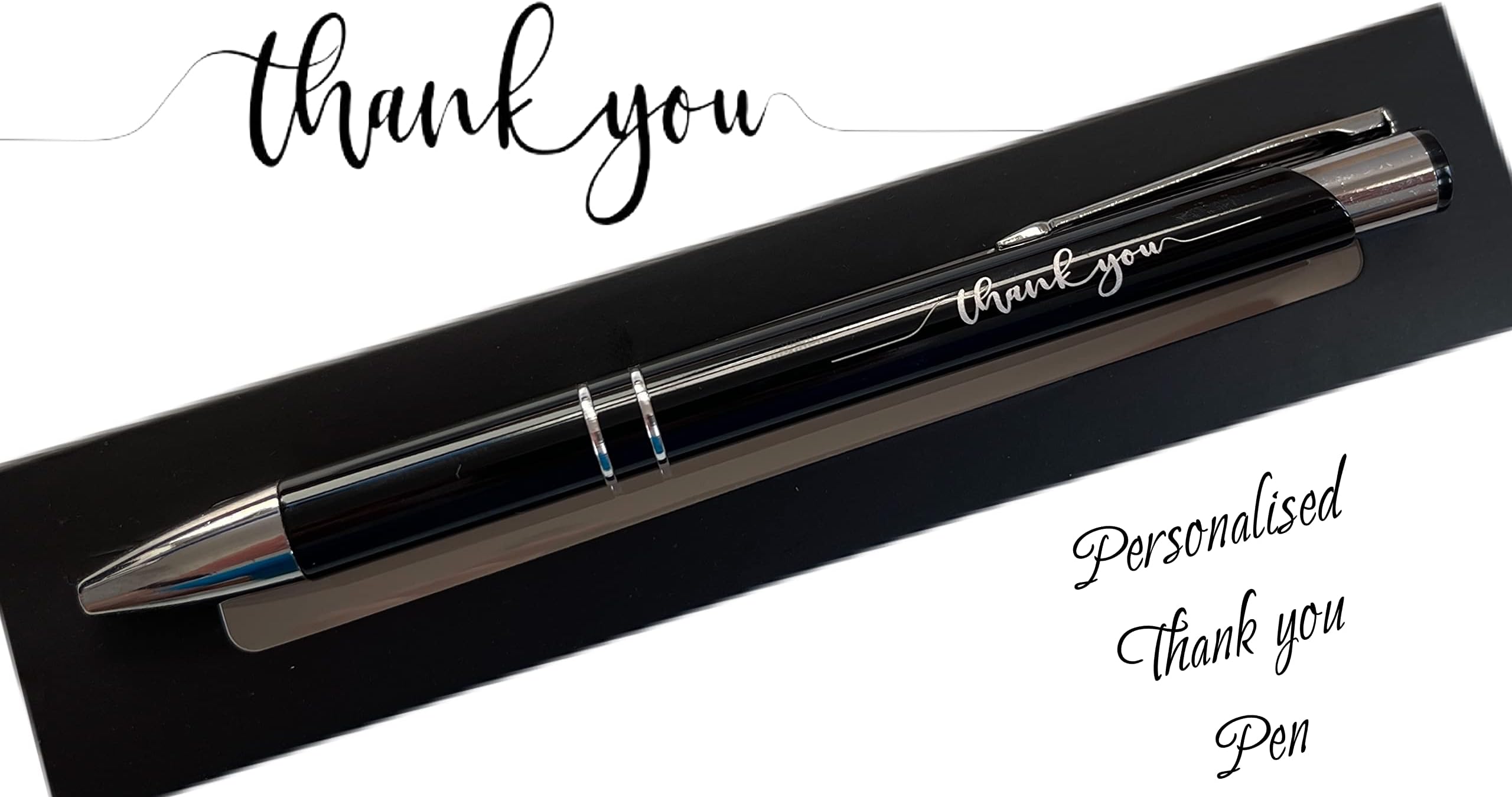 Thank You Gift, Custom Thank You Pen + Gift Box, Laser Engraved Thank ...