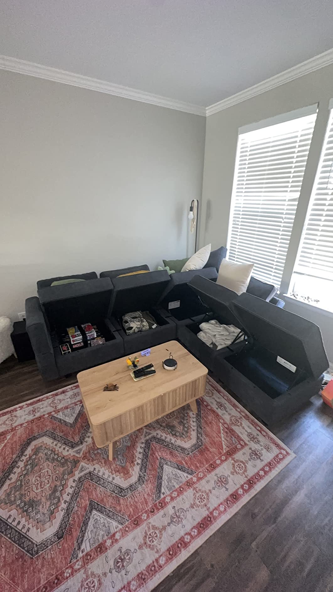 $100/mo - Finance Belffin Oversized Modular Sectional Sofa U Shaped ...