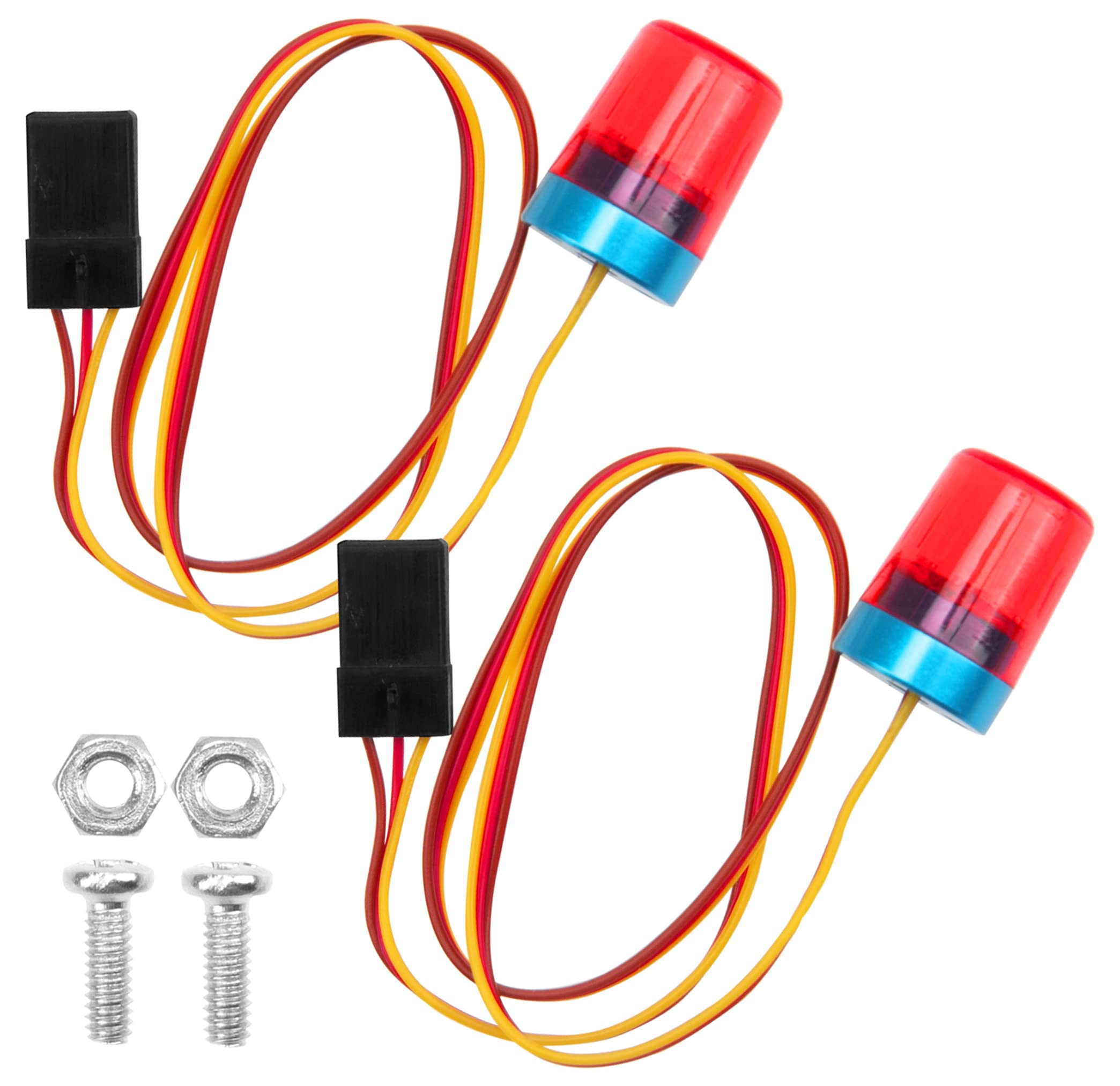 Amazon.com: 2Pcs Vgoohobby Multi-Function RC LED Flash Lights Alarm ...