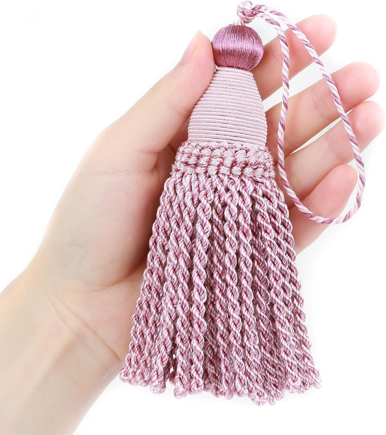 Amazon.com: Fenghuangwu 2 Pcs 6" Large Key Tassel with 4.3" Loop ...