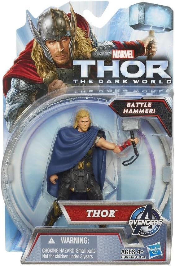 Marvel: Thor The Dark World, Thor Action Figure With Battle Hammer ...