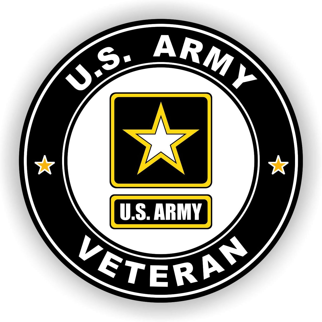 Amazon.com - Veteran Pins U.S. ARMY VETERAN Waterproof Vinyl Window ...