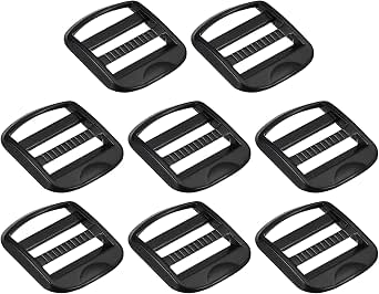 Amazon.com: uxcell Metal Ladder Buckle Slider Tri-Glider Metal ...