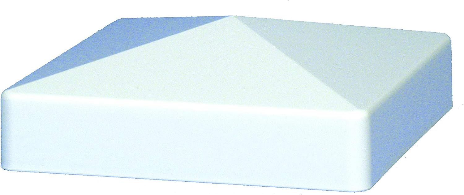 6" x 6" Vinyl Post Cap (3 Colors) (White) - Amazon.com