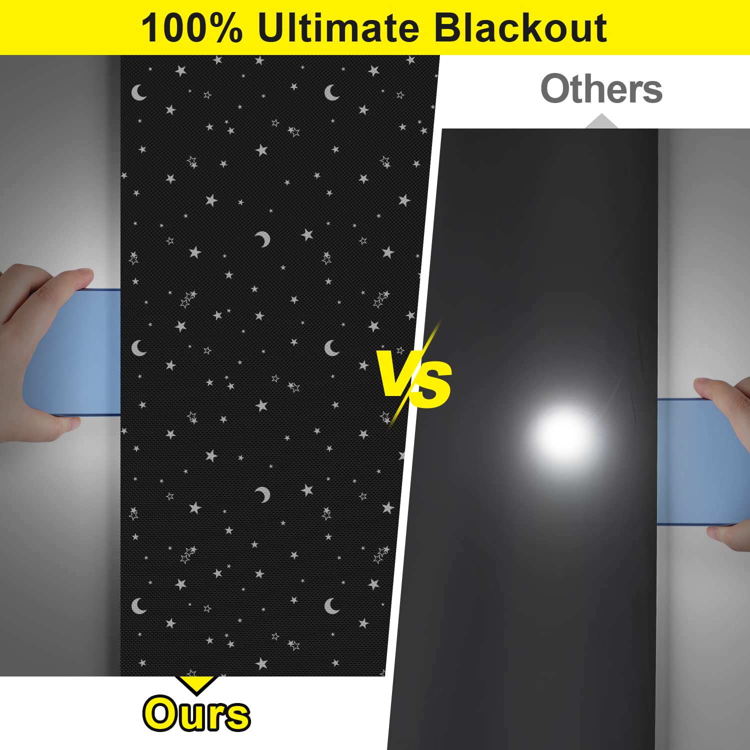 Snapklik.com : 100% Blackout Blinds 40 X 57 Blackout Window Cover ...