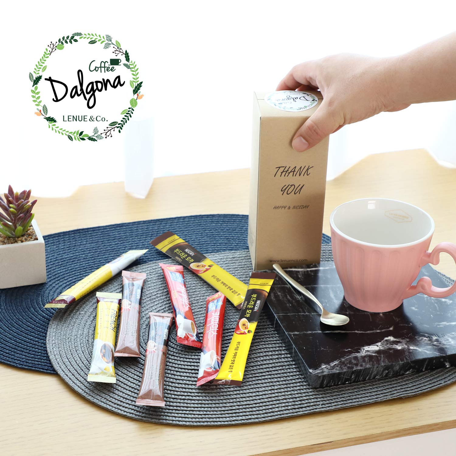 Home Cafe - 3 in 1 Instant Coffee Variety Sample Packets with Gift Box ...