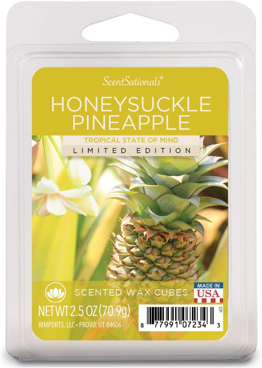 Amazon.com: Scentsationals Wax Melts, Wax Cubes Strong Scent ...
