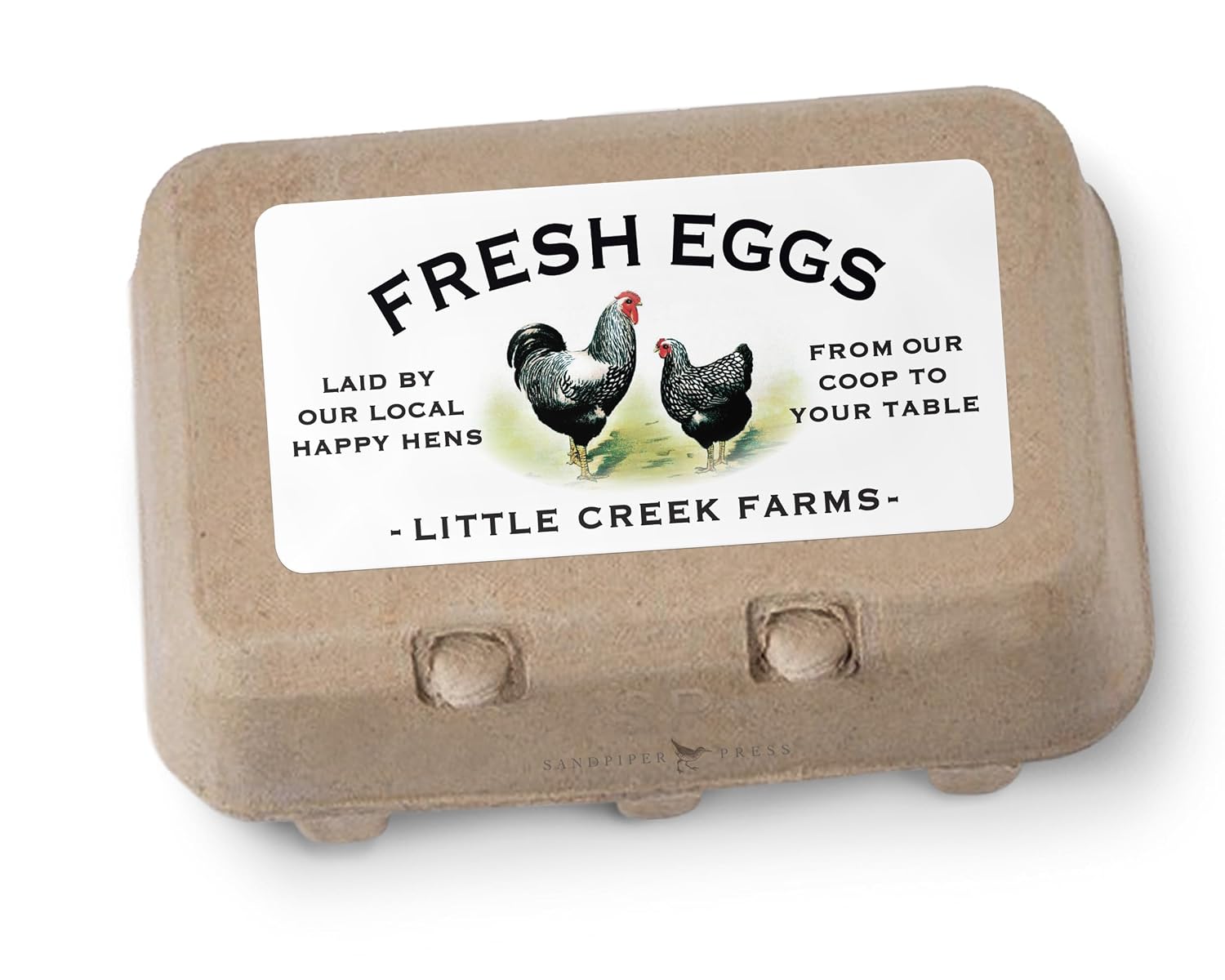 Amazon.com: Custom Labels for egg cartons - personalized printed ...