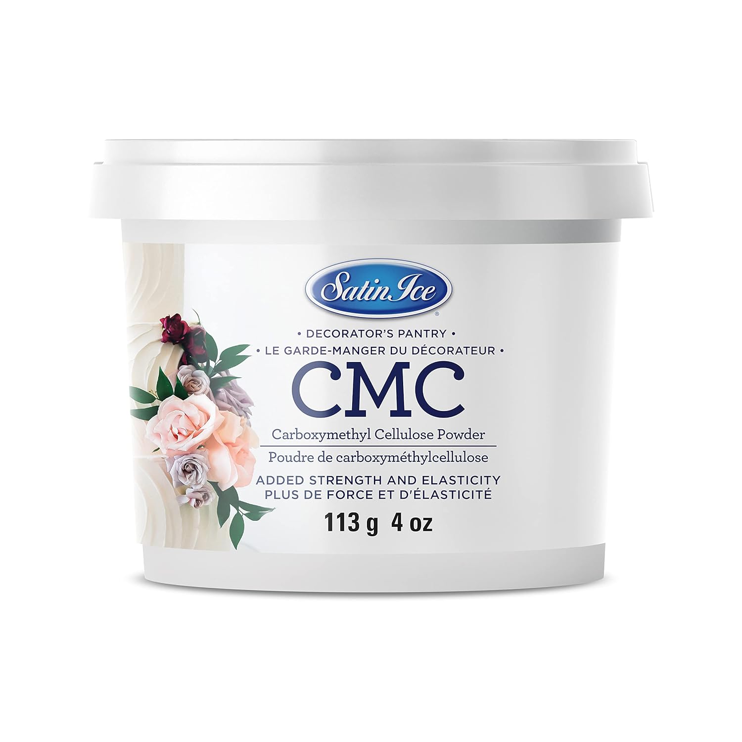 Amazon.com : Satin Ice CMC Powder - 4oz - Pail : Grocery & Gourmet Food