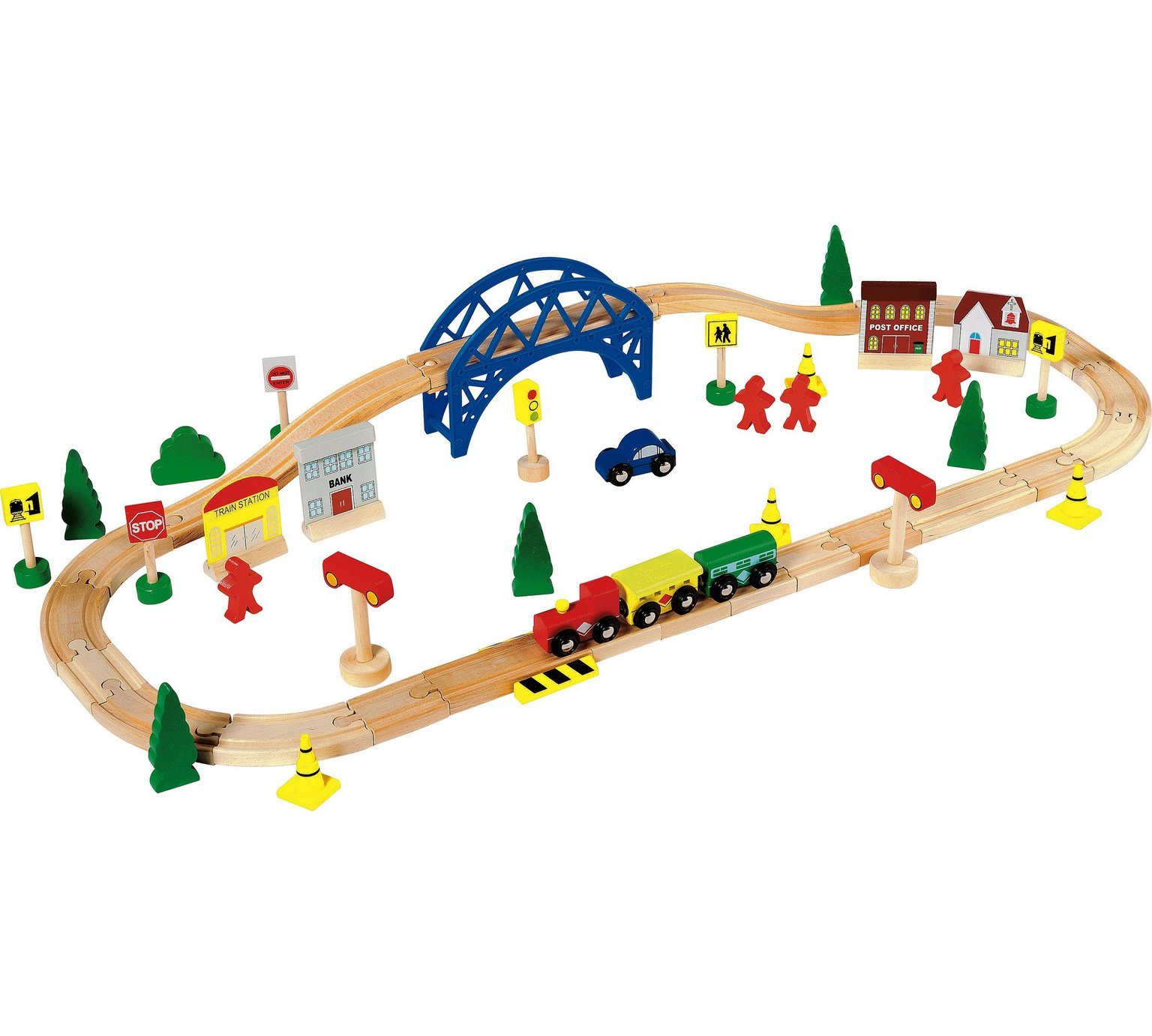 Chad valley powered ride on train and track set online