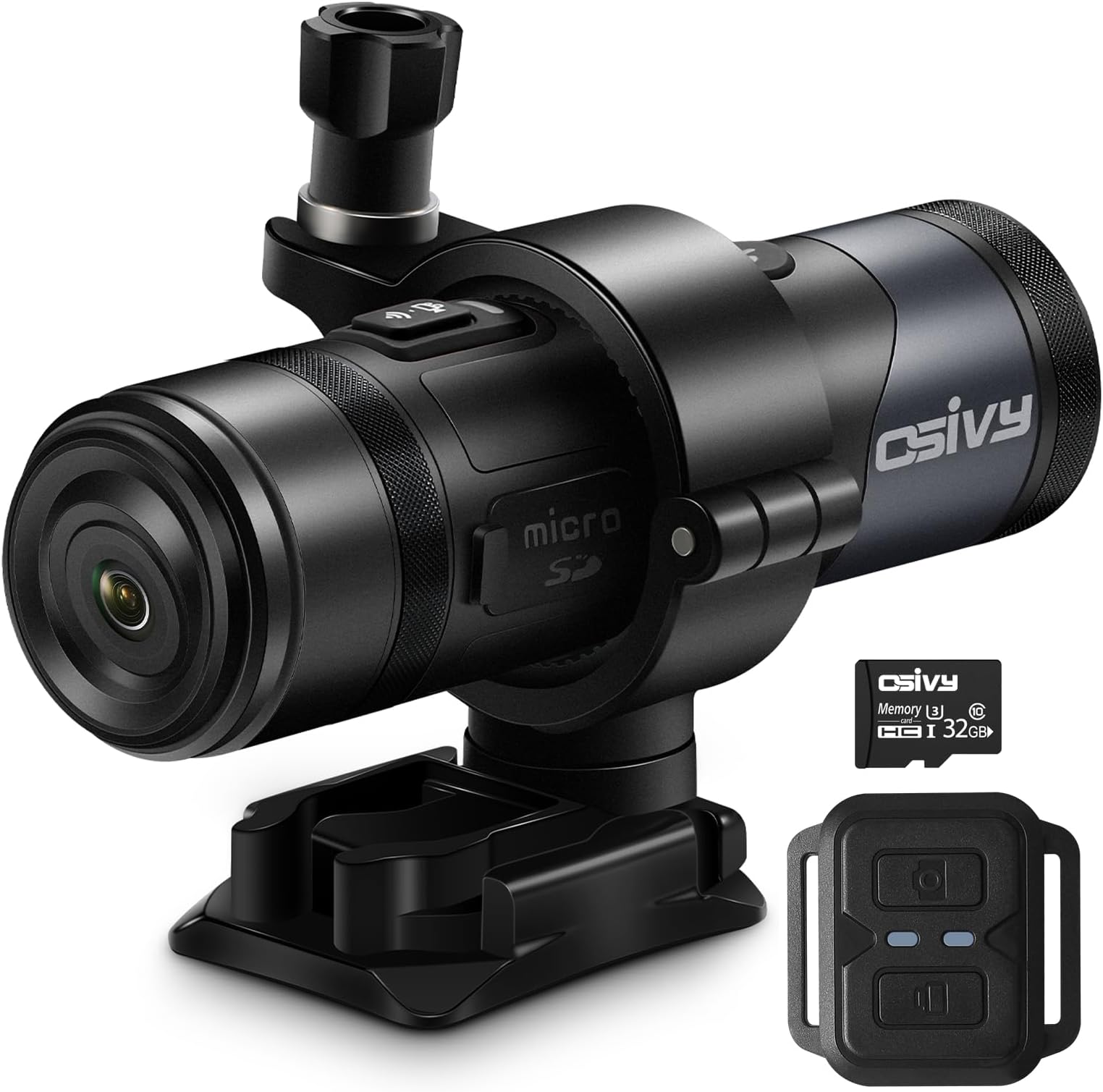 Amazon.com : Osivy Motorcycle Helmet Camera Front and Rear, Dual 2K ...