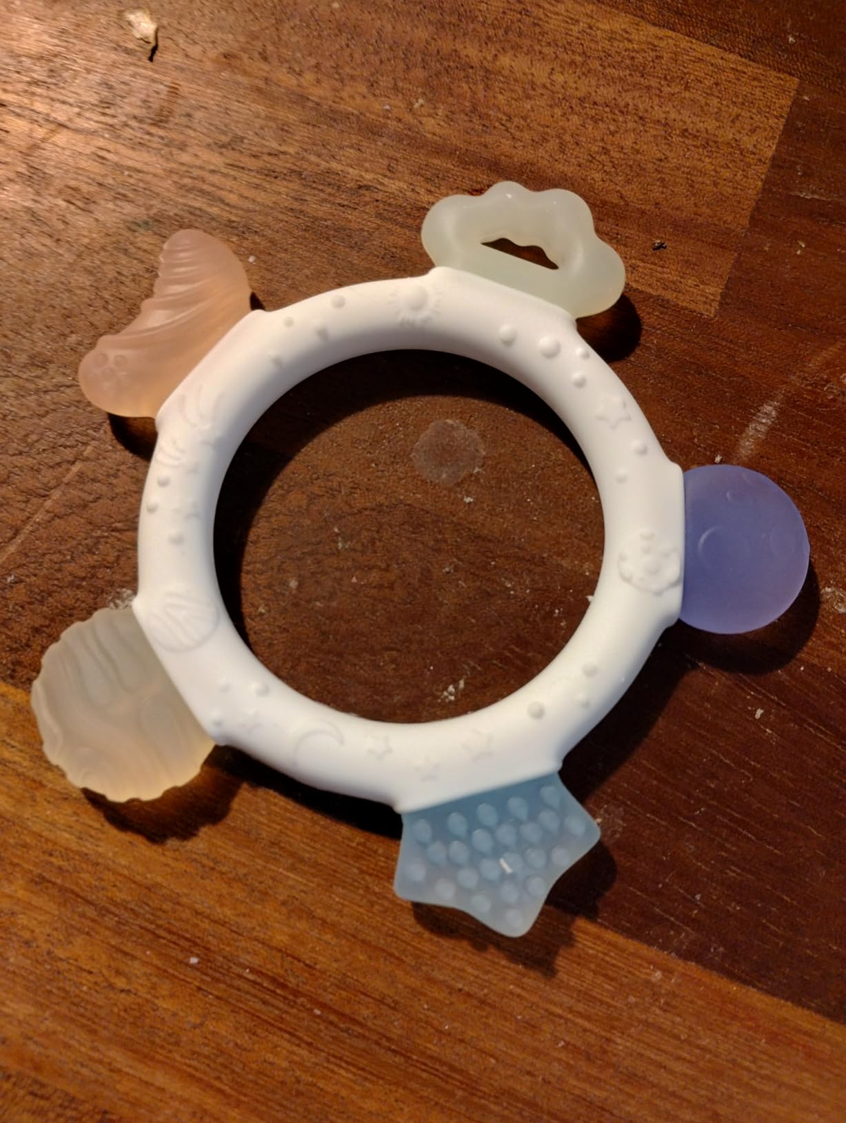 Amazon.com : Baby Teething Ring Toys Frozen Silicone Teethers for ...