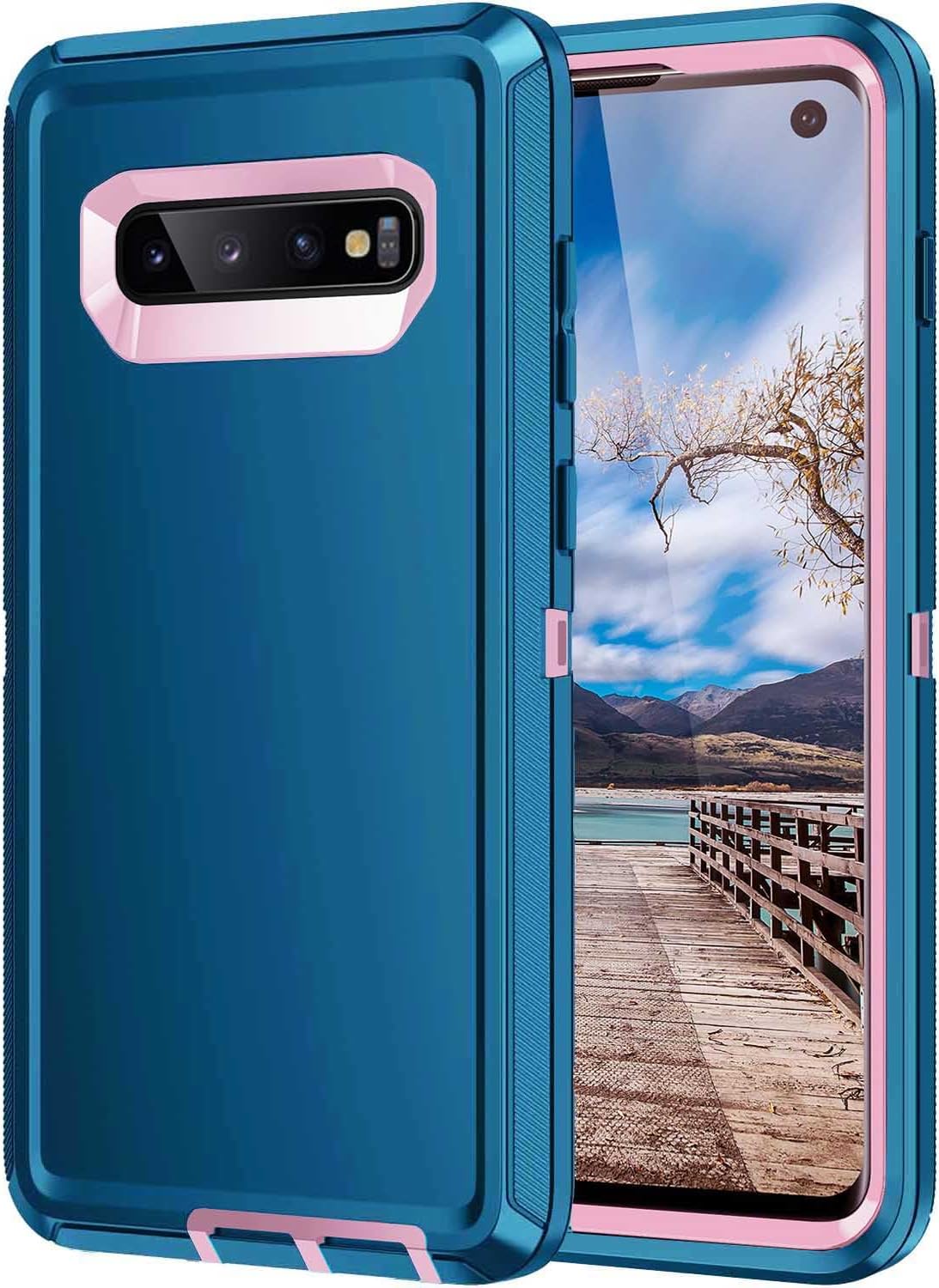 Amazon.com: Mieziba for Galaxy S23 Ultra Case,Heavy Duty Shockproof ...