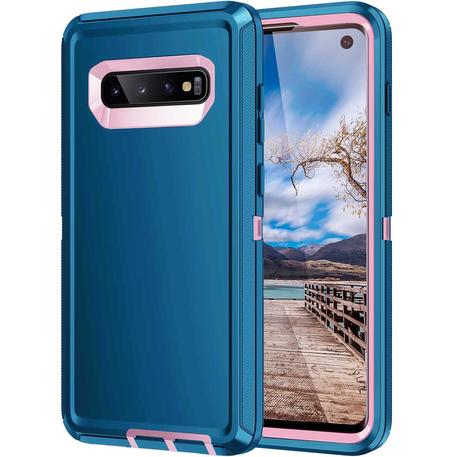 Amazon.com: Mieziba for Galaxy S10 Case,Heavy Duty Shockproof Dust/Drop ...