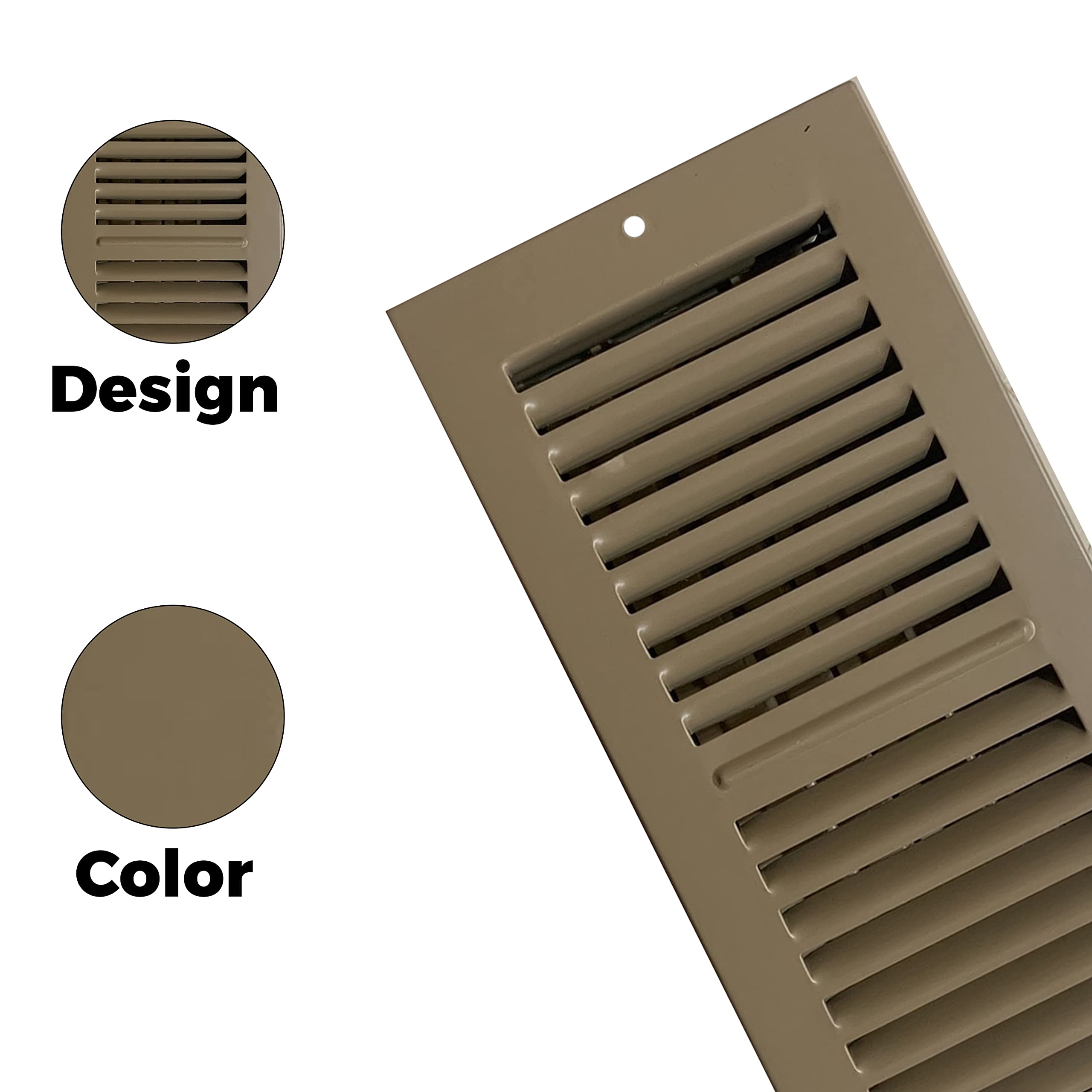 Snapklik.com : 4” X 10" 2 Way Air Flow Wall And Ceiling Register In ...