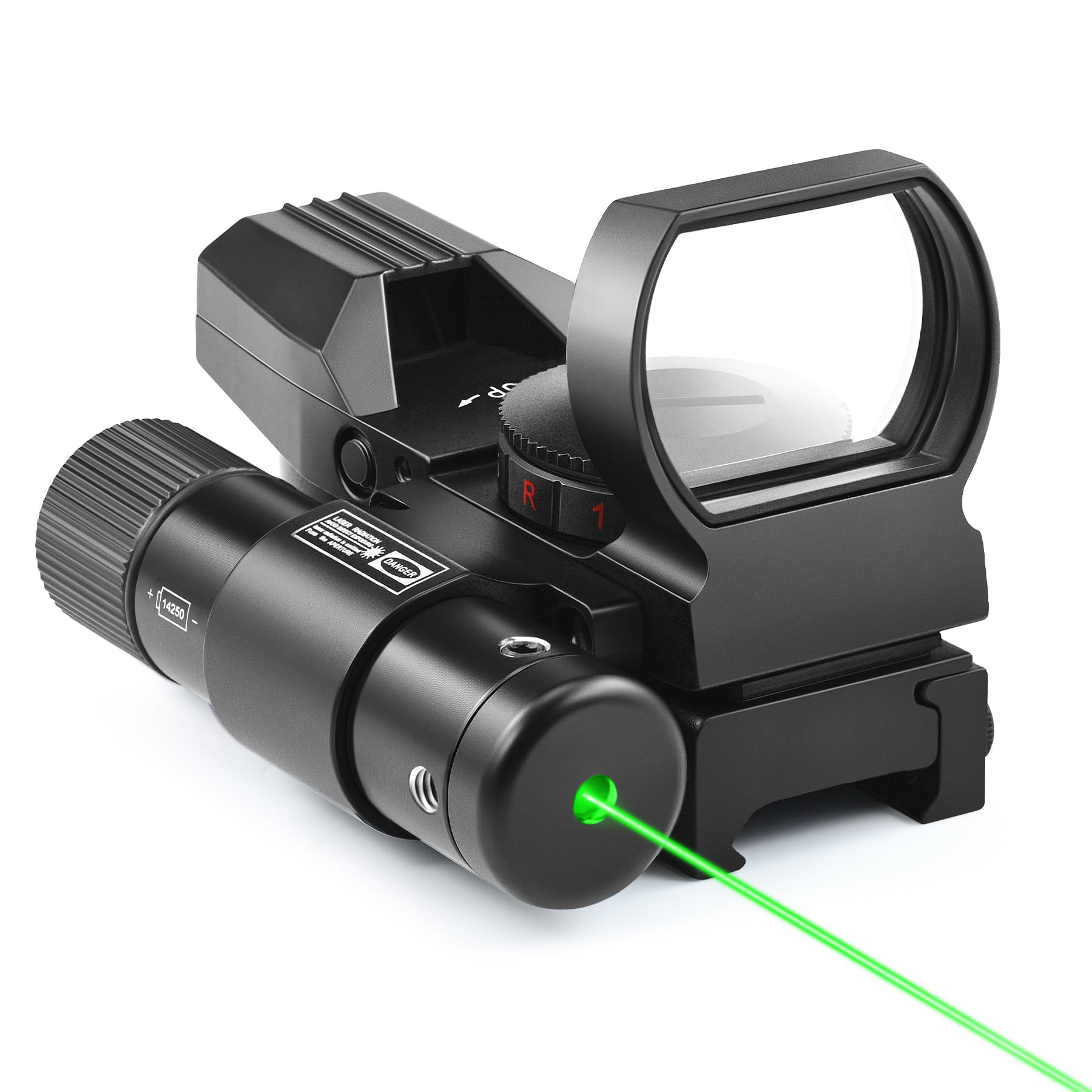 Buy PintyReflex with 4 Reticle Optics, Red Dot with Laser, Red & Green ...