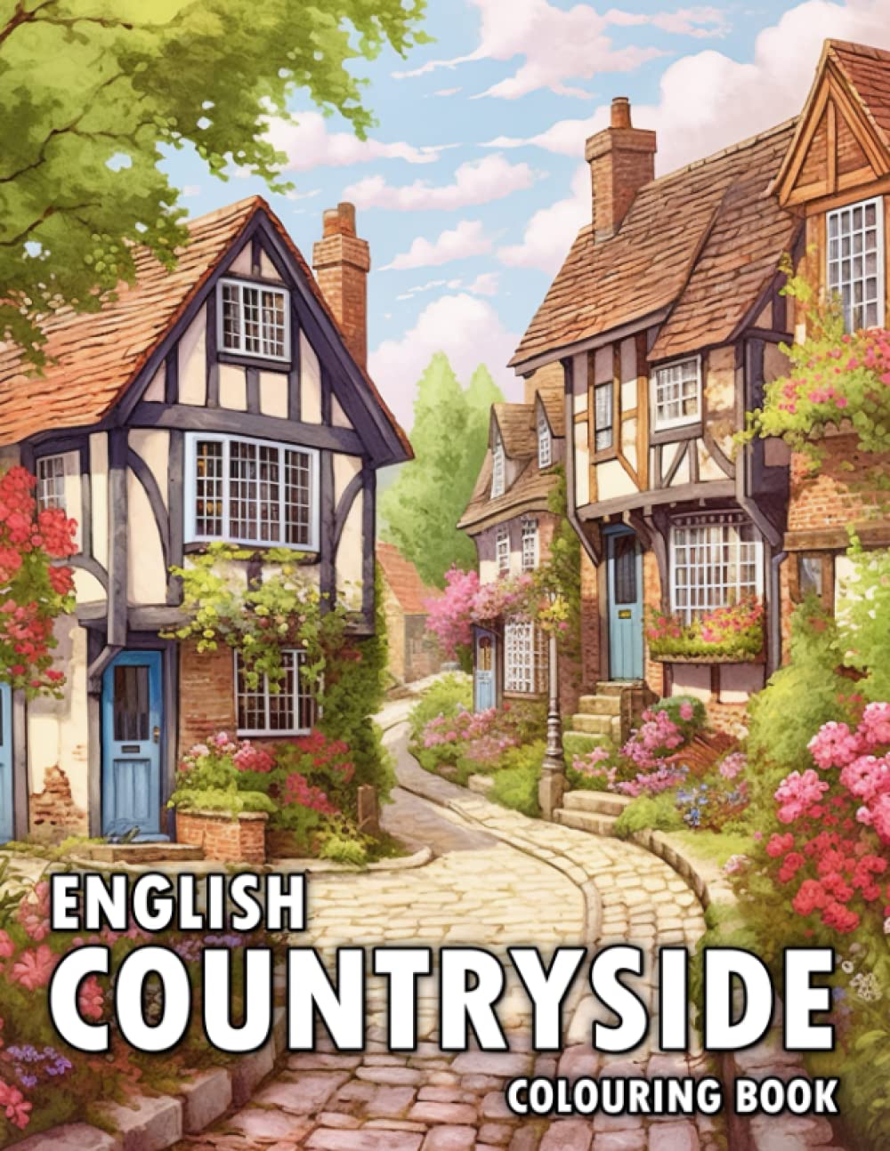 Amazon.com: English Countryside Colouring Book: 50 Illustrations of ...