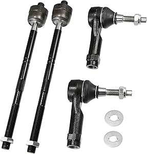 Amazon | X AUTOHAUX フロント内アウタータイロッドエンド リンクスサスペンションステアリングタイロッド ES3691 ...