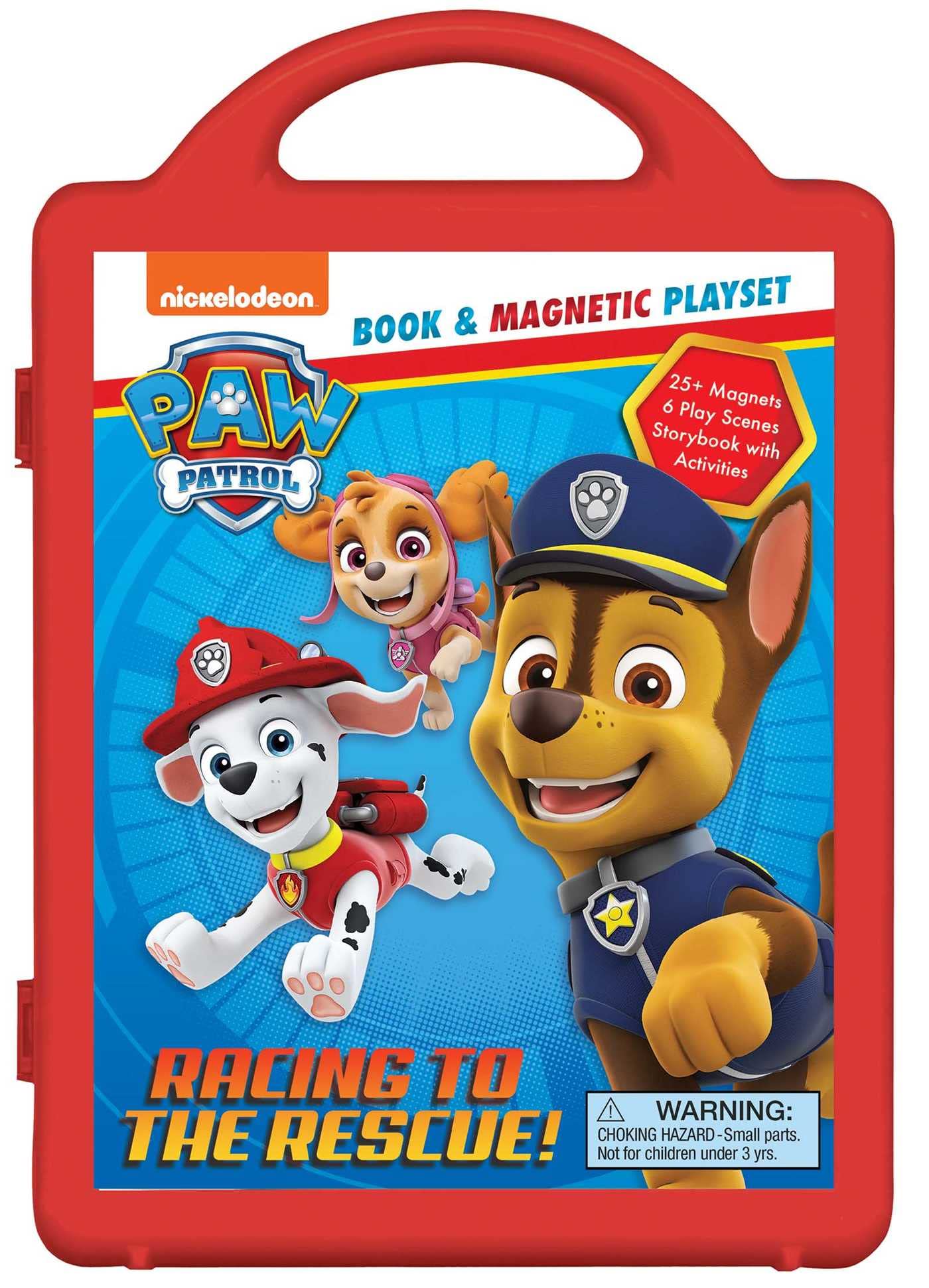 Nickelodeon PAW Patrol: Racing to the Rescue!: Book & Magnetic Play Set ...