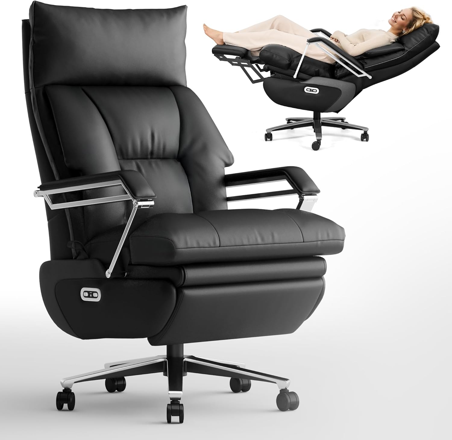 Amazon.com: OKUP M80A Dual Motor Electric Executive Office Chair with ...