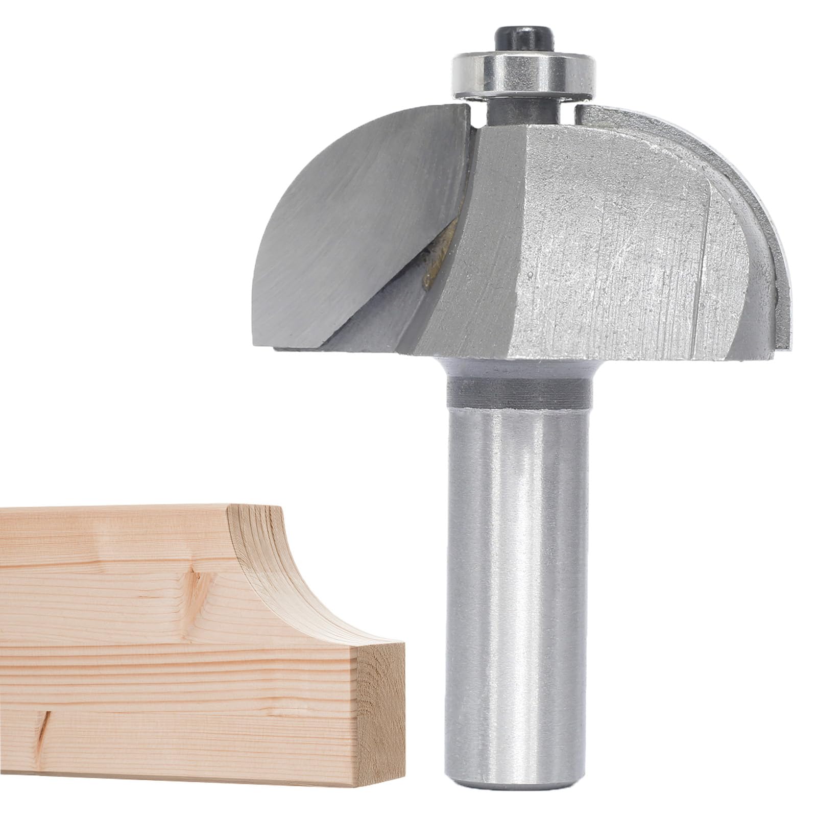 Snapklik.com : Cove Router Bits,1/2" Shank,Radius 11/16",Bearing Guided ...