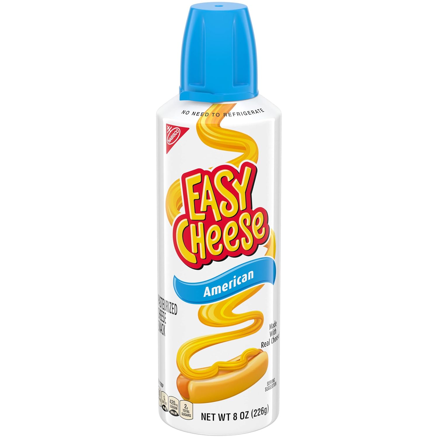 Amazon.com: Easy Cheese American Cheese Snack, 8 oz