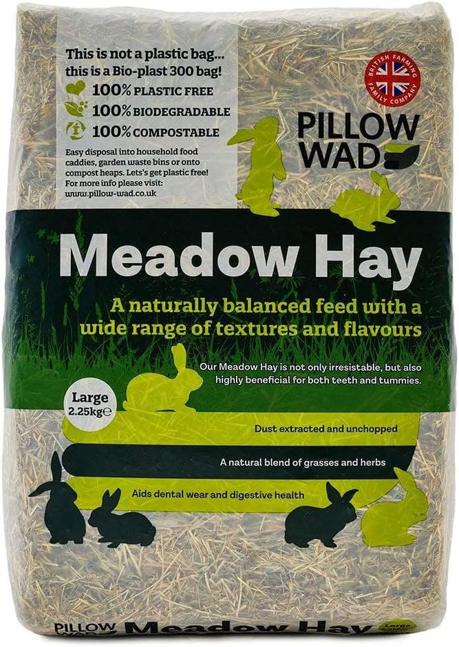 Pillow Wad Large Bio Meadow Hay 2.25kg : Amazon.co.uk: Pet Supplies