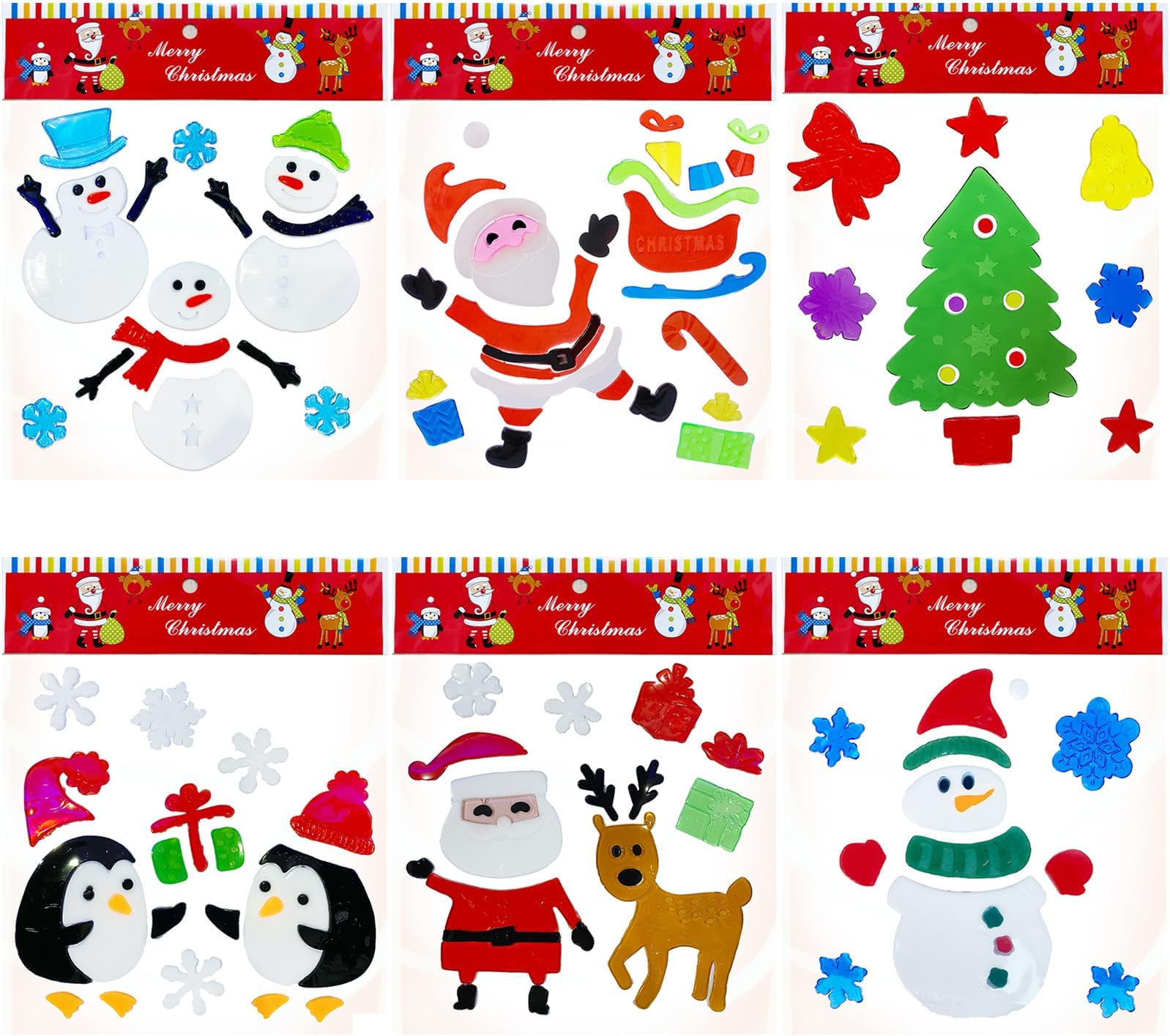 Amazon.com: XIMISHOP 6 Sheet Easter Gel Window Clings, Easter Spring ...