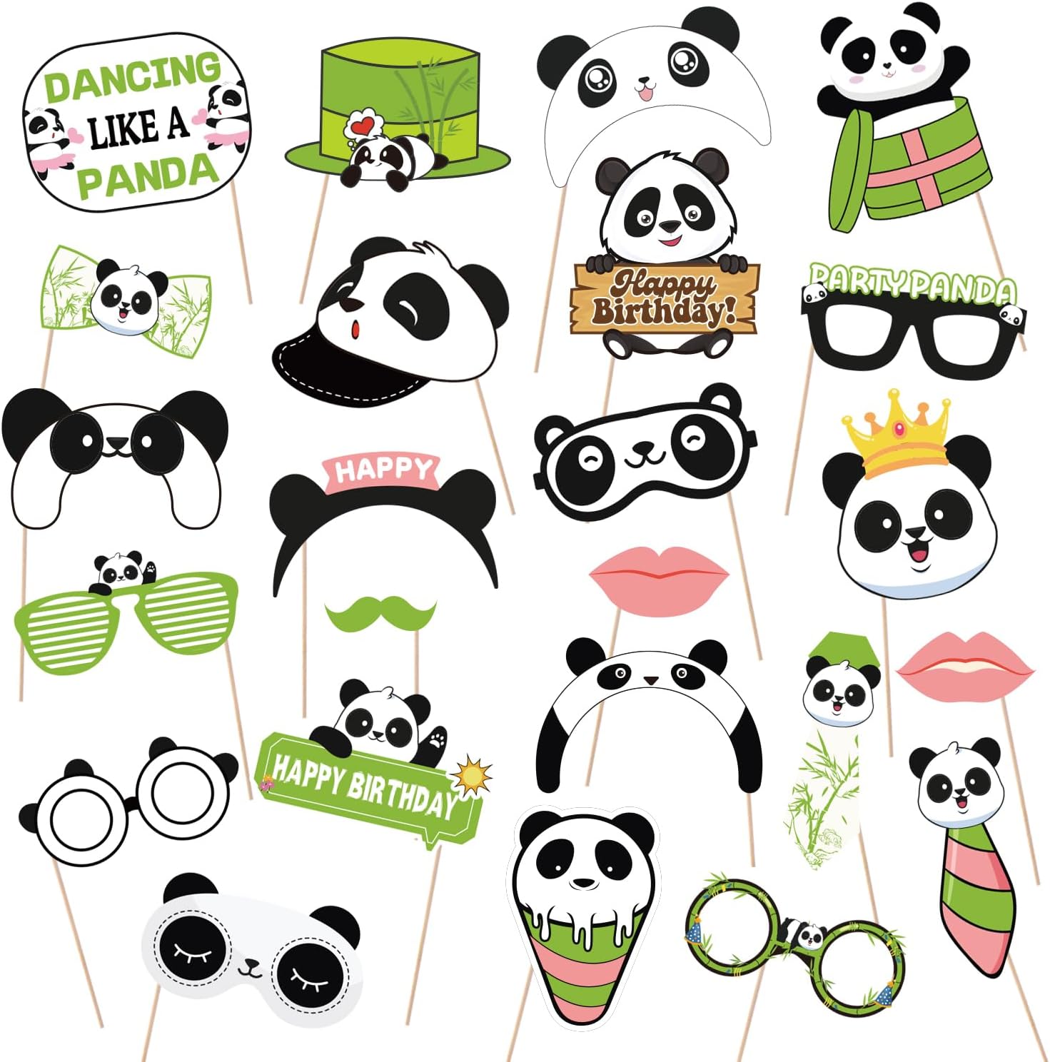 Amazon.com: Maicaiffe 90s Photo Booth Props - 33 Pcs 90s Disco Theme ...