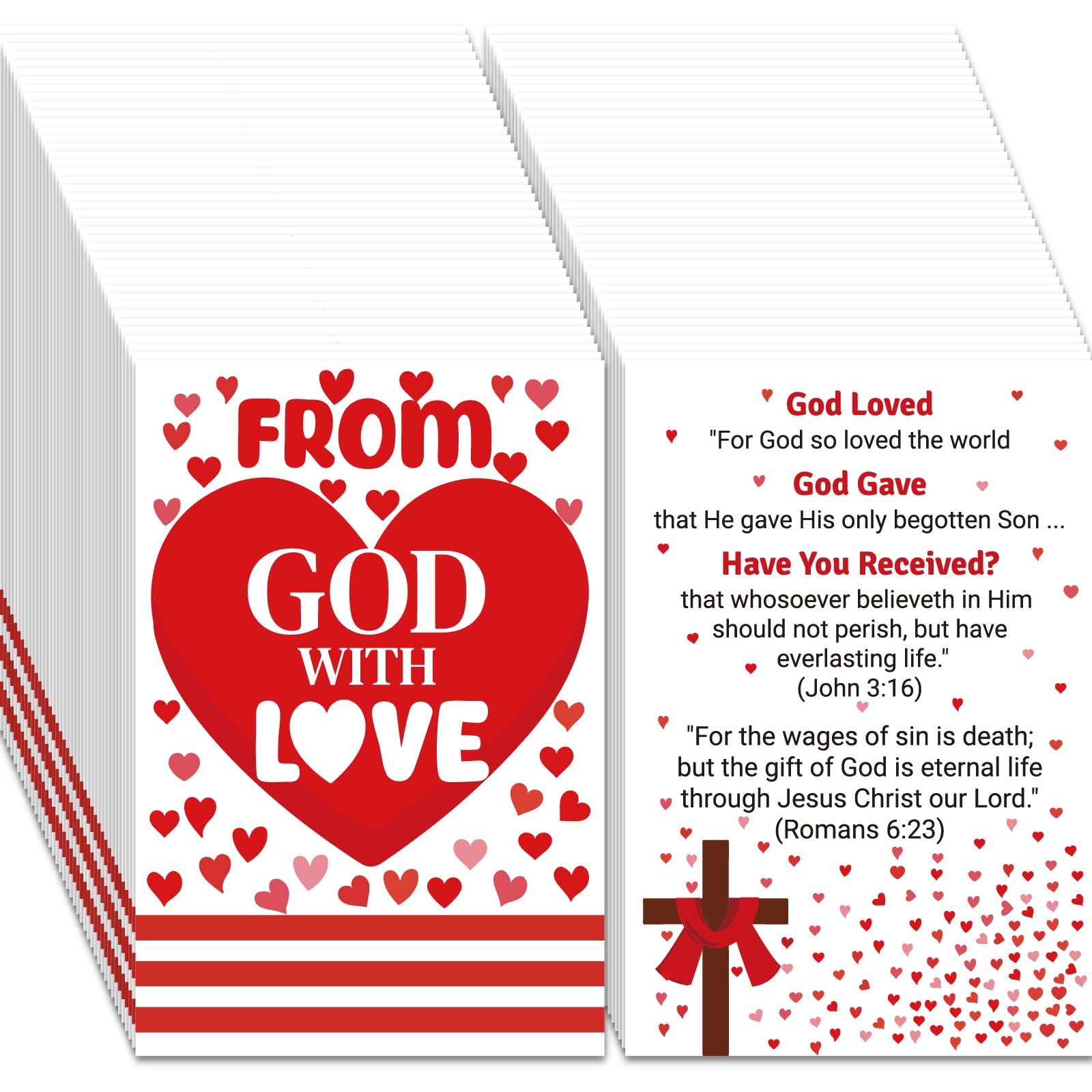 Religious Valentine Invitations Printable "Jesus Loves You" Christian