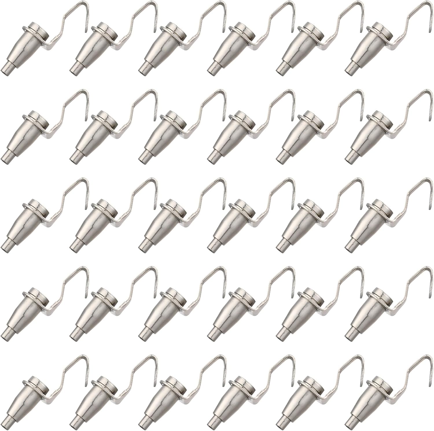 Blulu 30 Pcs Adjustable Metal Art Gallery Display Wire Rope Hanger ...