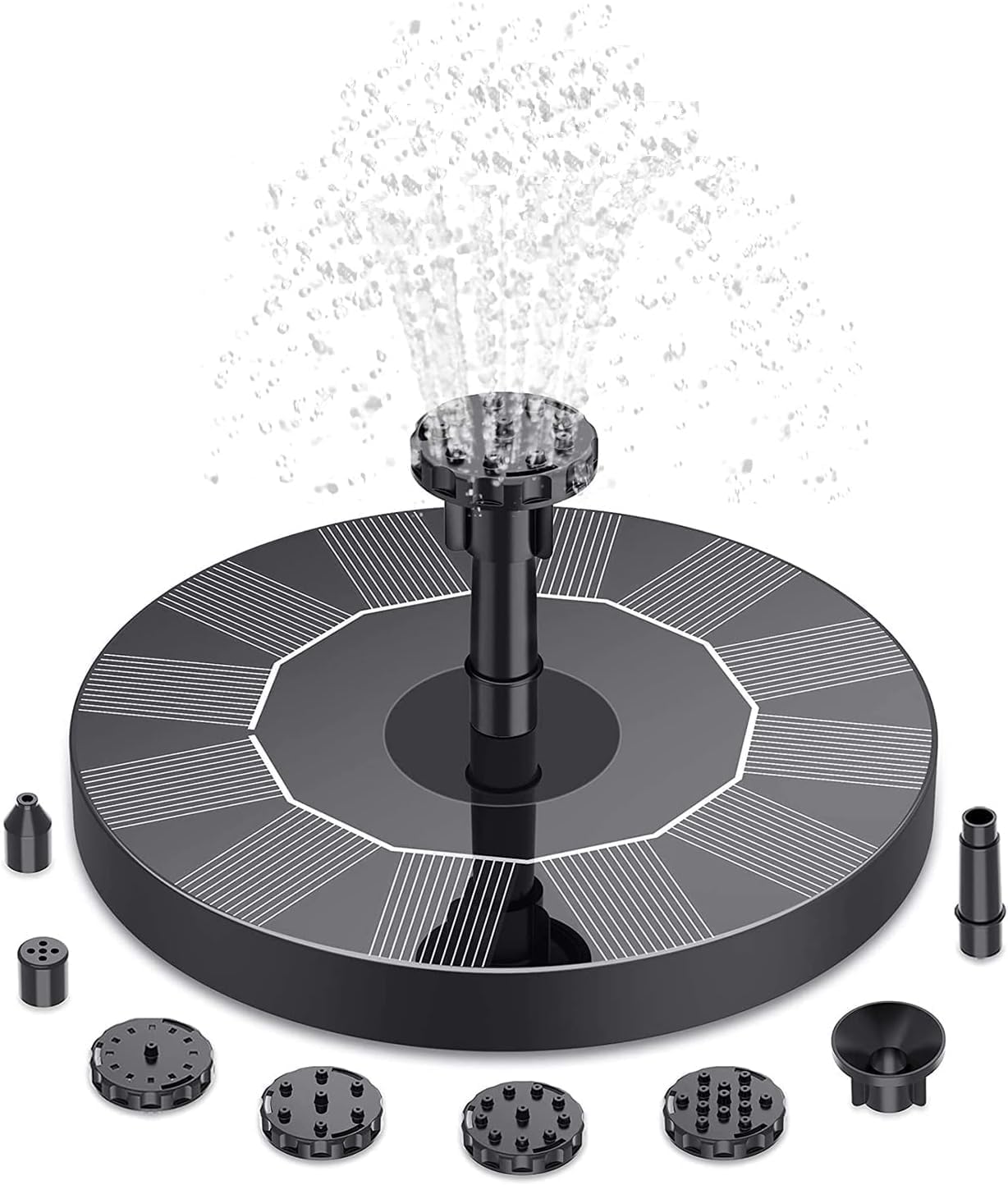 Solar Fountain PUM p Solar Powered Water PUM p Solar Pond Pump, 1.5W ...