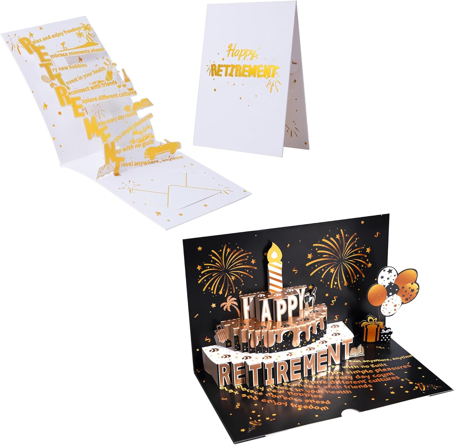 Amazon.com: Airpark Retirement Gift for Woman and Men, 3D Pop Up ...