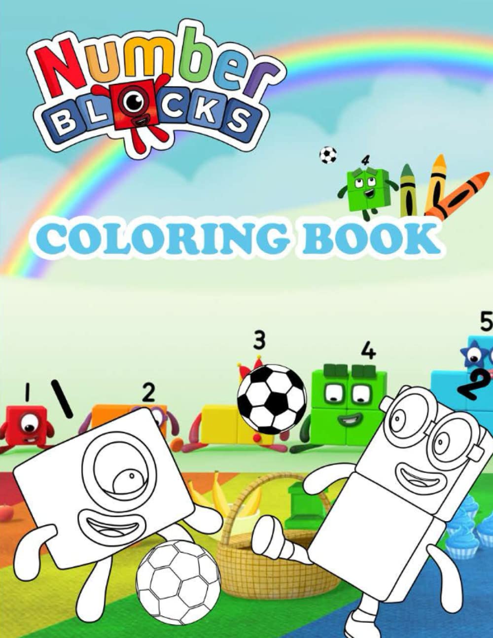 Numberblocks Coloring Book Numberblocks 1 To 15 High Quality Fun ...