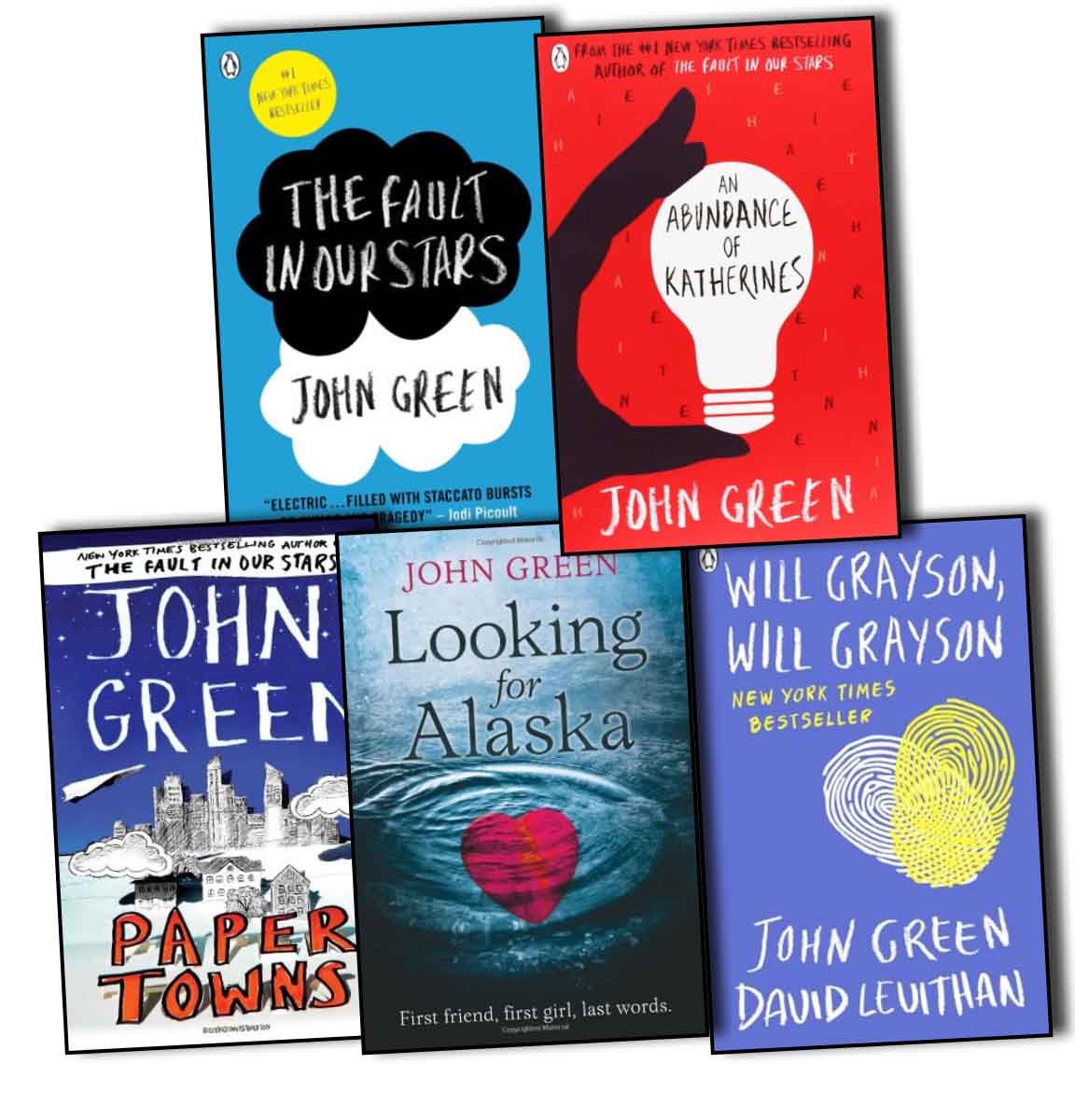 John Green 5 Books Collection Pack Set (The Fault in Our Stars, LOOKING ...