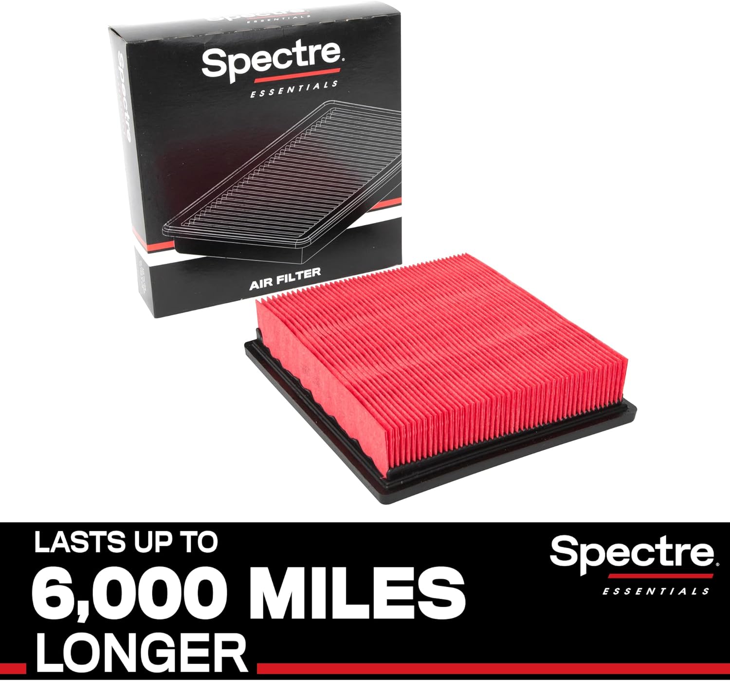 Spectre Essentials Engine Air Filter: Premium, 50-Percent Longer Life ...
