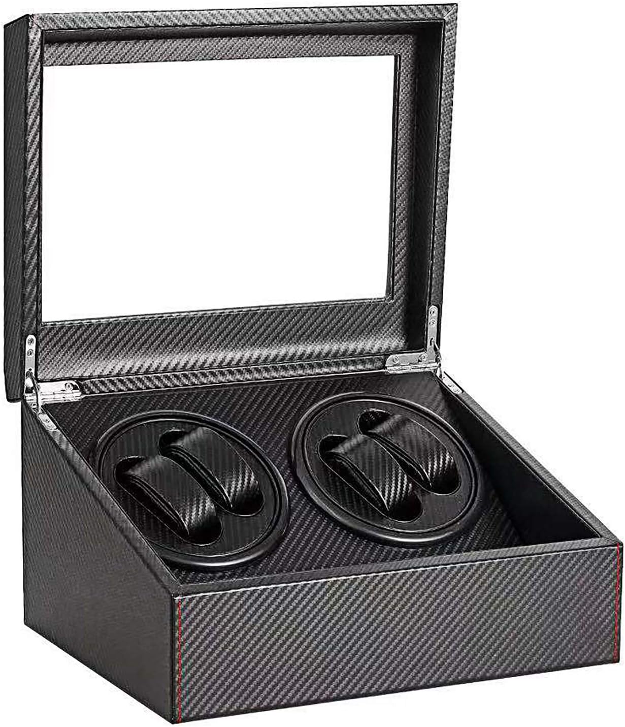 Amazon.com: Automatic Rotation Watch Winder 4+6 Carbon Fiber Watch ...