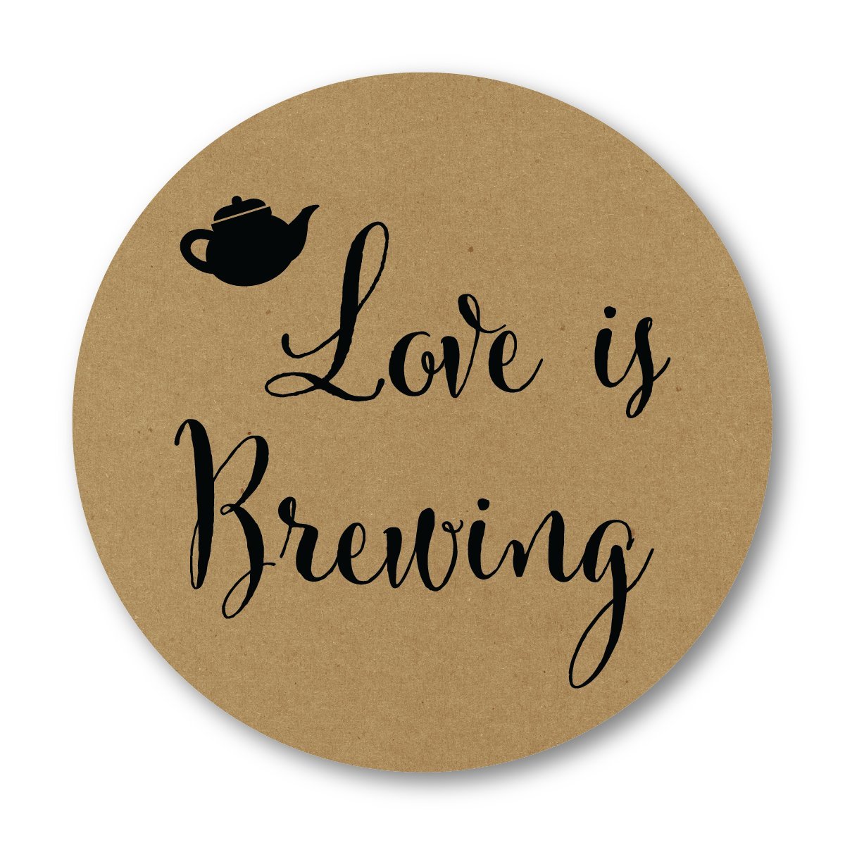 Amazon.com: Love Is Brewing Wedding Stickers, Favors for Tea, Coffee or ...