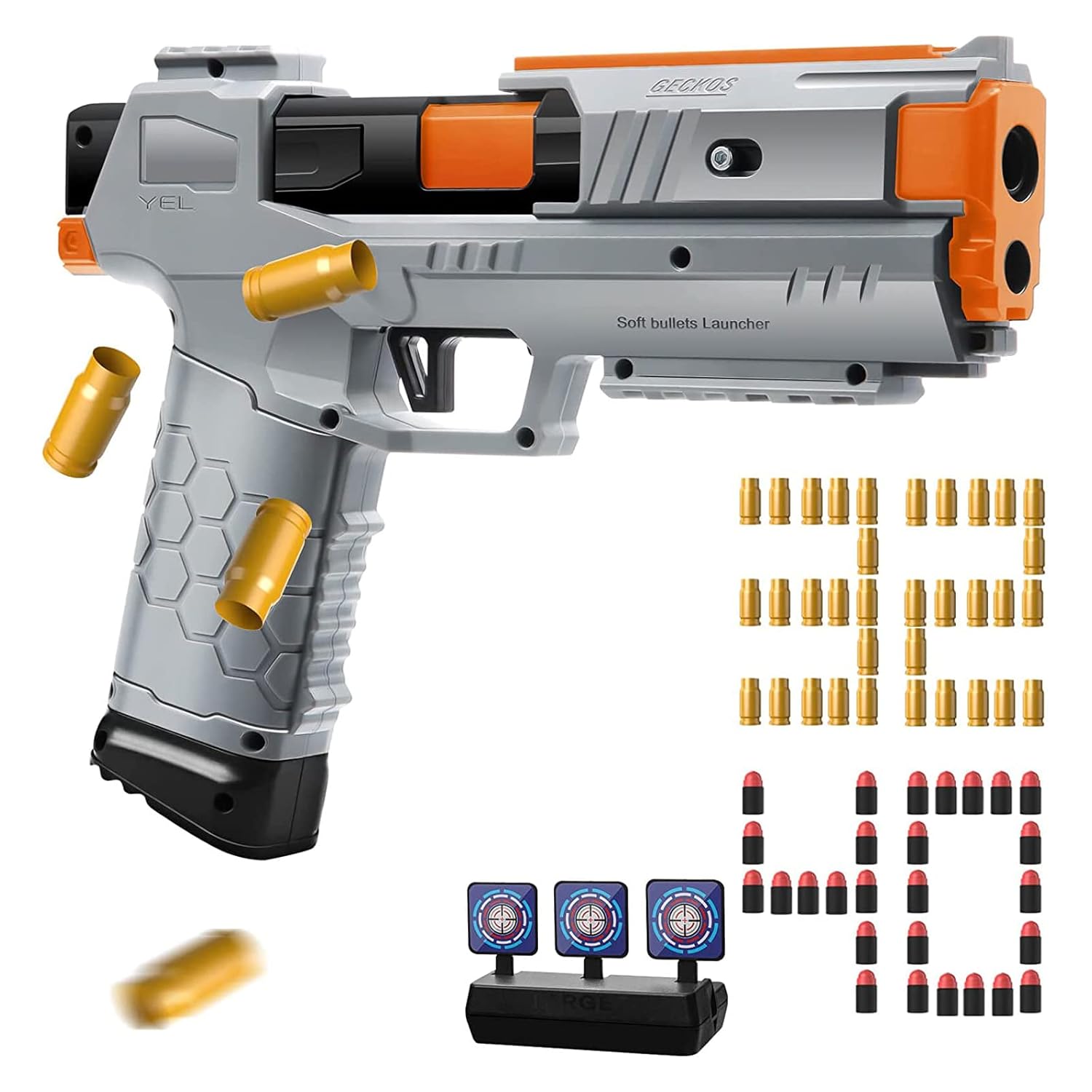 Soft Bullet Shell Ejecting Toy Pistol - Foam Bullet Toy Pistol Kids ...